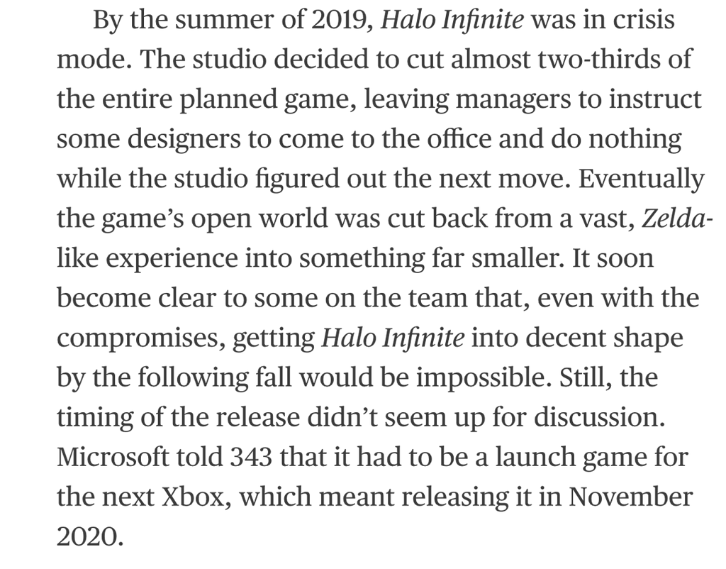 Inside the Development of Halo Infinite - Jason Schreier article - Page ...