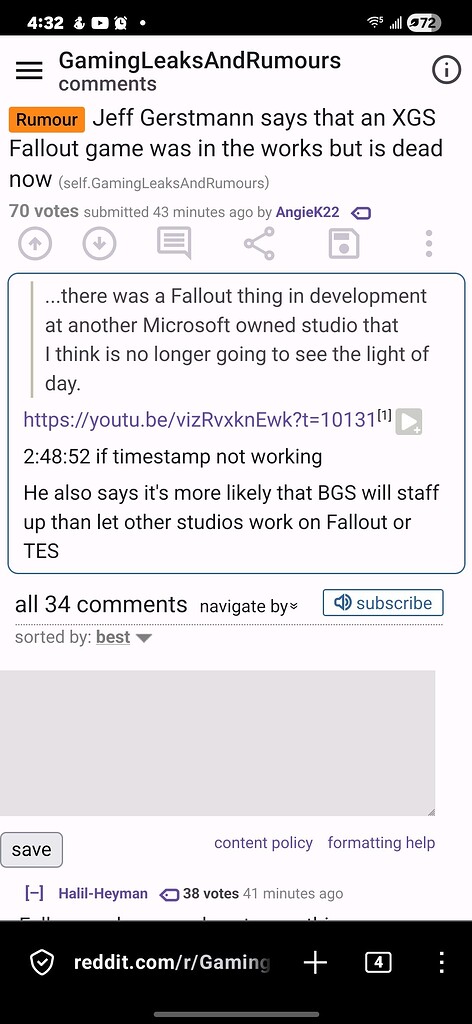 Rumor: XGS Fallout game was in the worls, it's not anymore according to ...